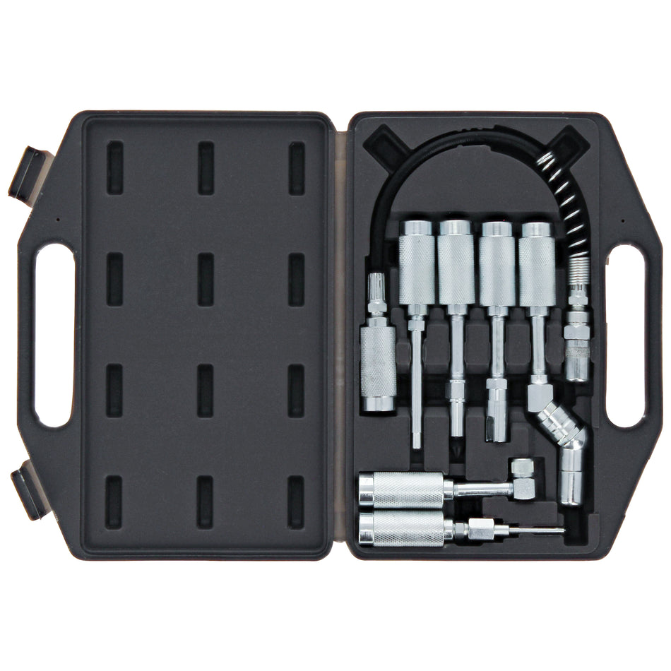 Lube Accessory Kit - 7pc Grease Coupler Kit and Grease Gun Attachments ...