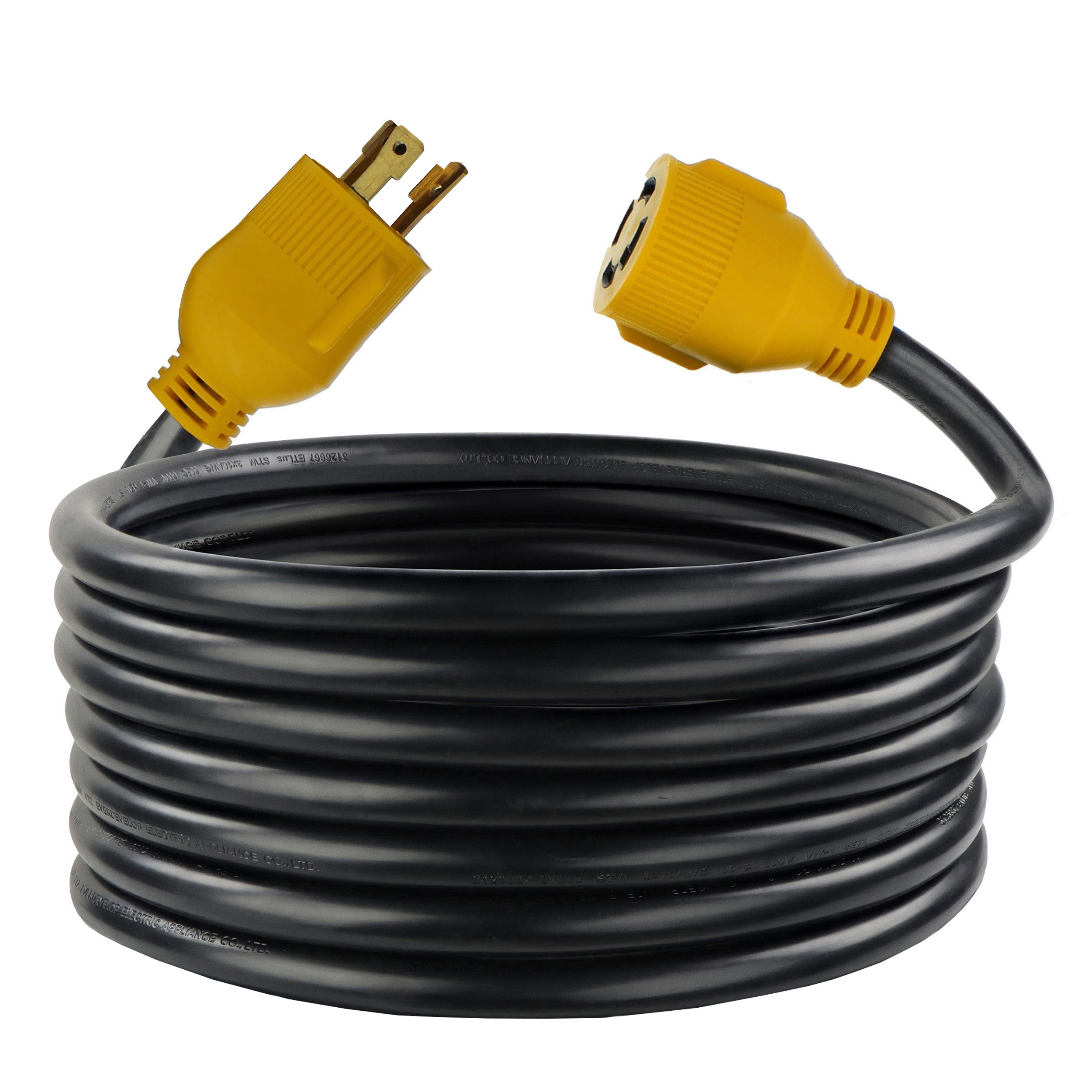 30 AMP Generator Cord – STW Extension Cord 3 Prong Lock Plug ABN 2734 ...