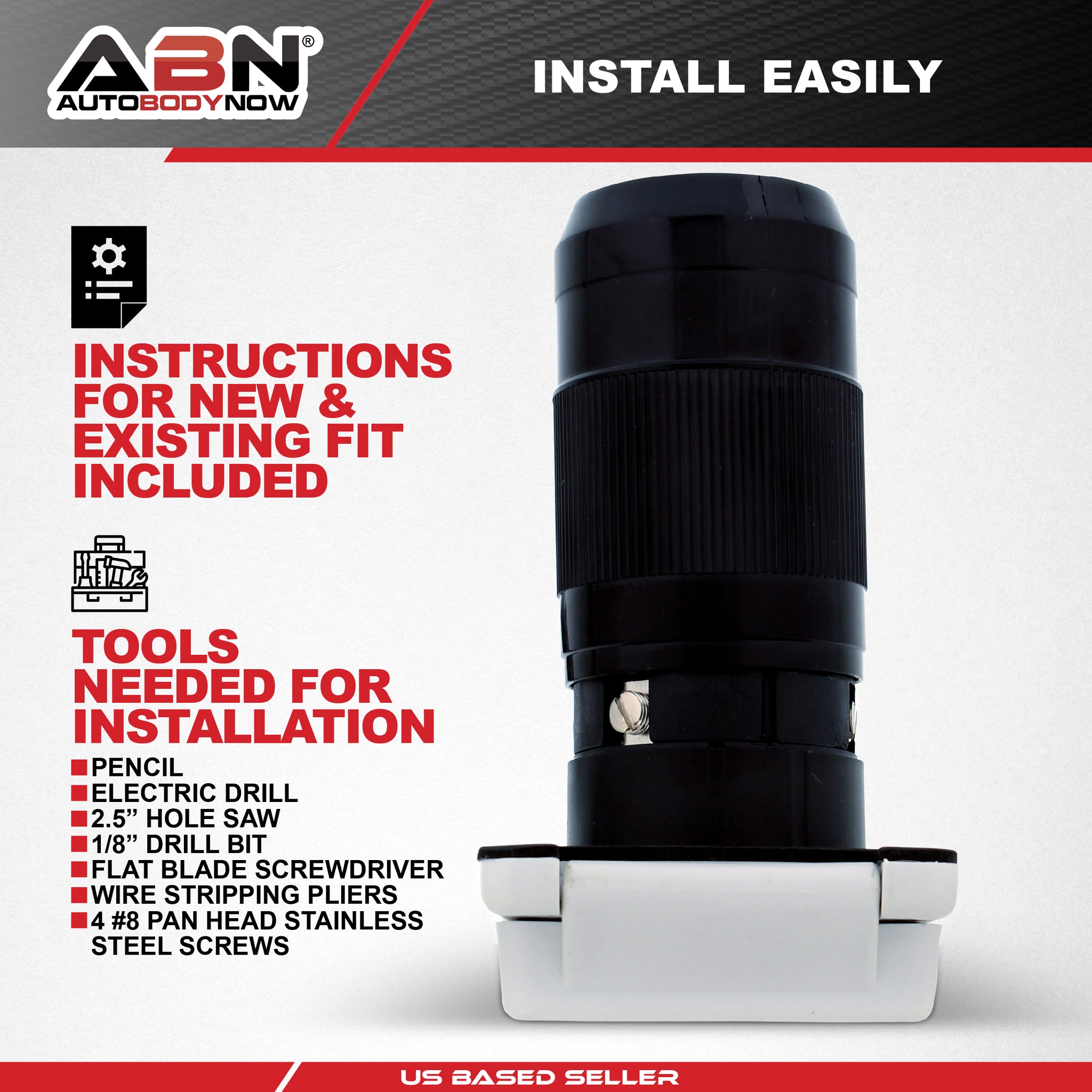 Power Inlet Male Inlet Power Socket Electric Inlet Box 50a 125/250 V A ...