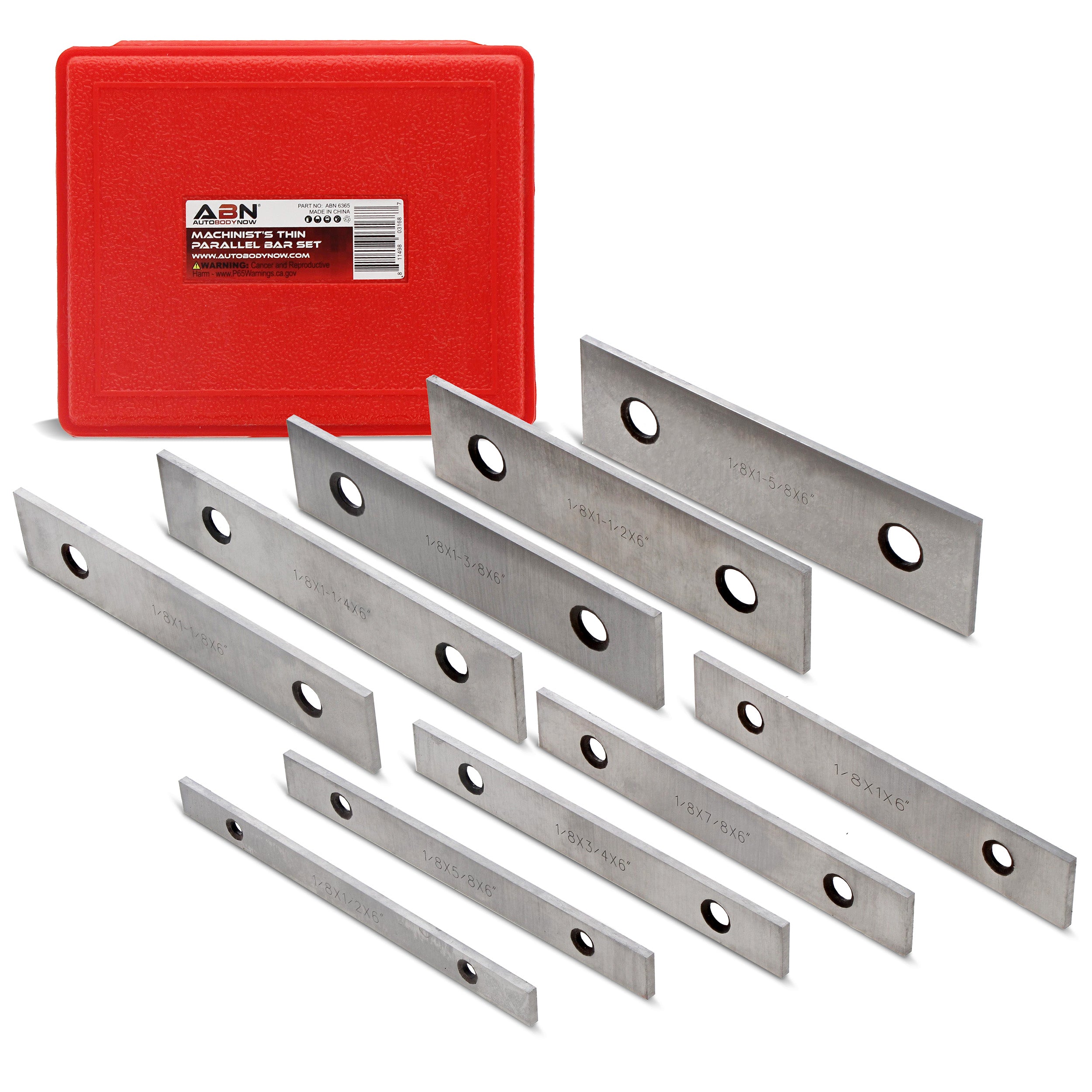 Machinist Thin Parallel Bars Bar Blocks Set 1/2" to 1-5/8” Block Pairs ...