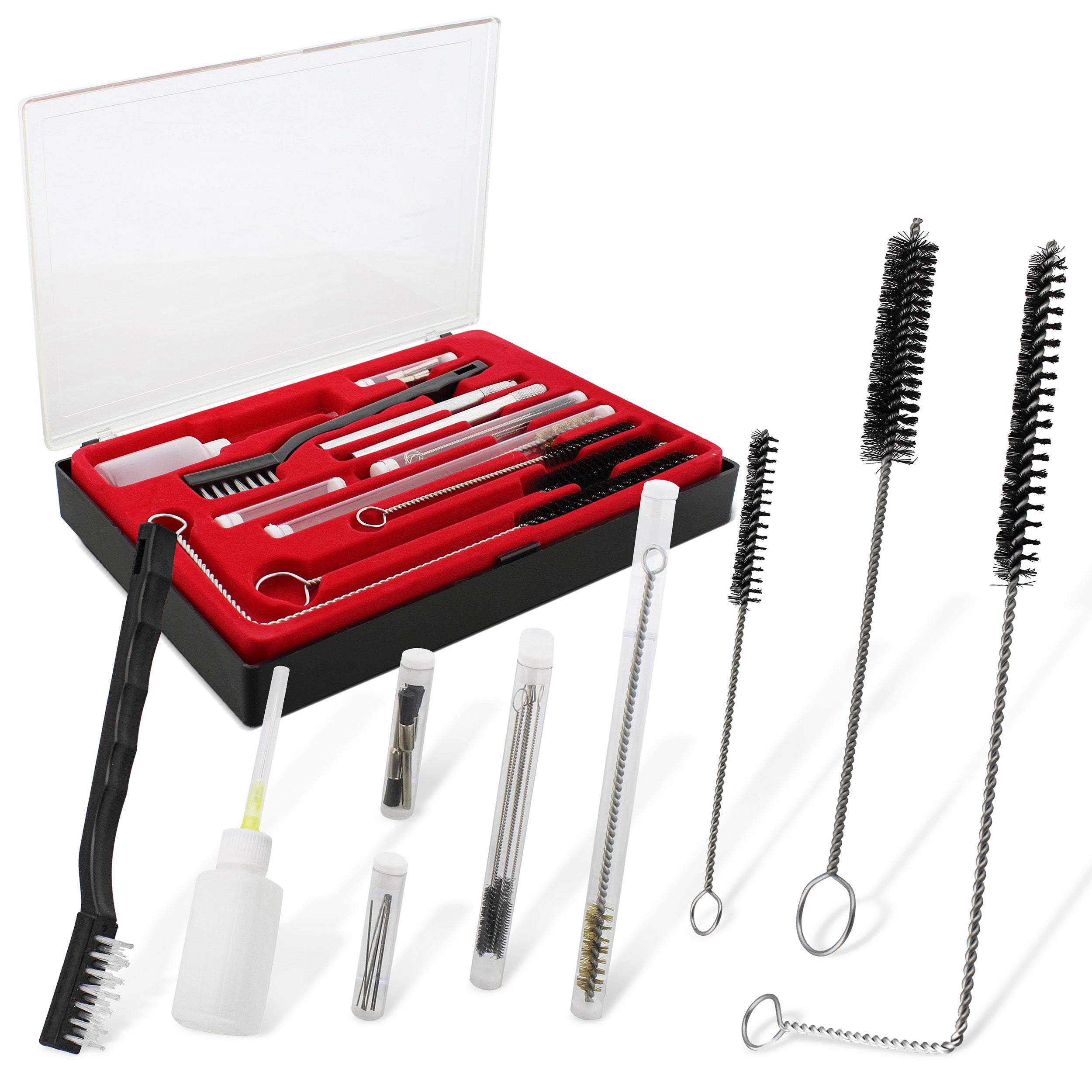 Automotive Spray Paint Gun Cleaning Kit 22pc Airbrush Cleaner Supplies ...