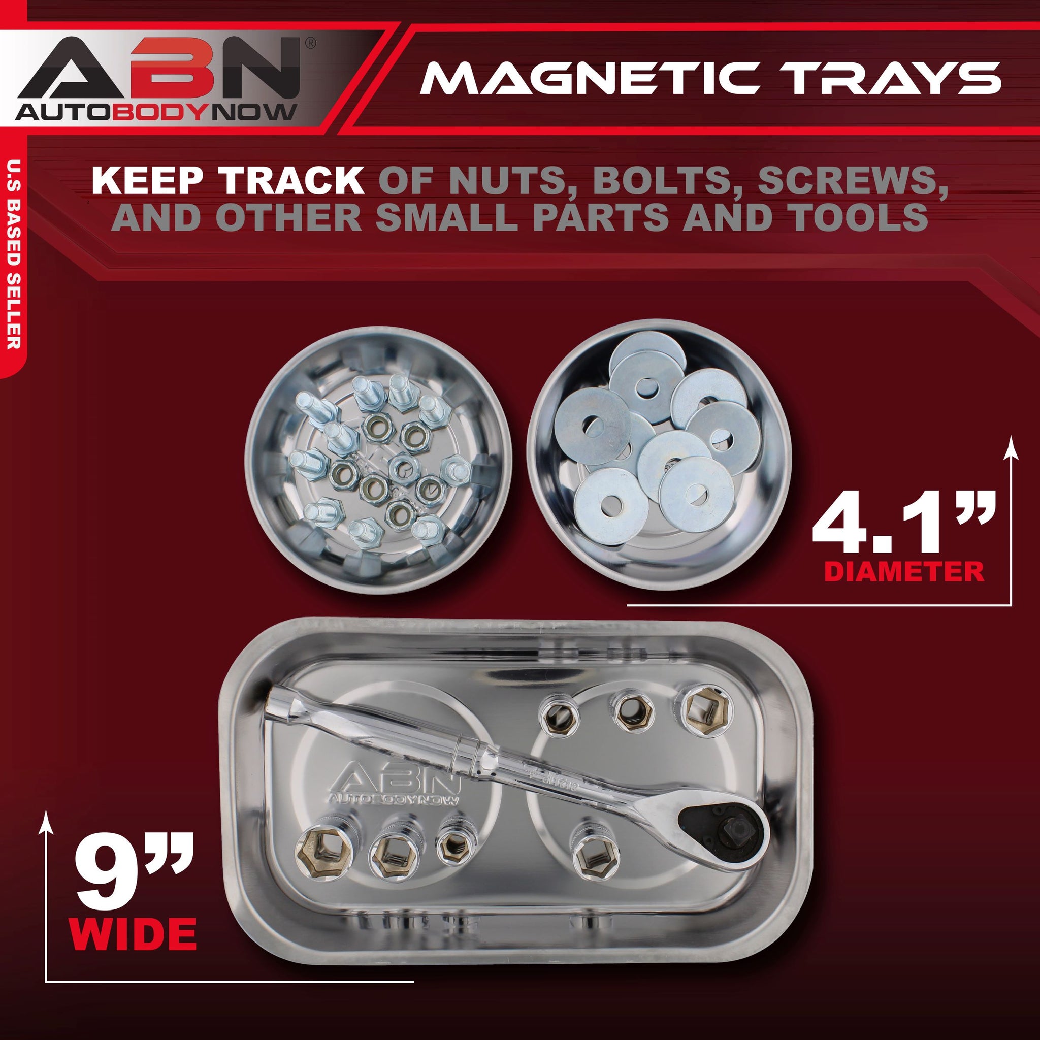 Magnetic Tray Magnetic Parts Tray Magnetic Bowl ABN MagneticTrayHolder ...