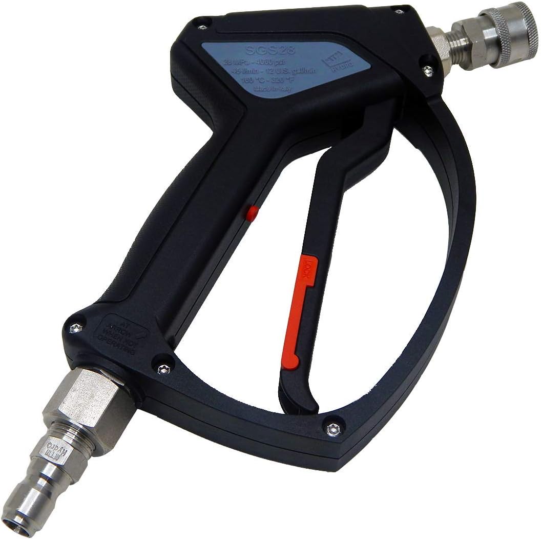 MTM Hydro SGS28 Pressure Washer Trigger Gun -Stainless Steel Connectio ...