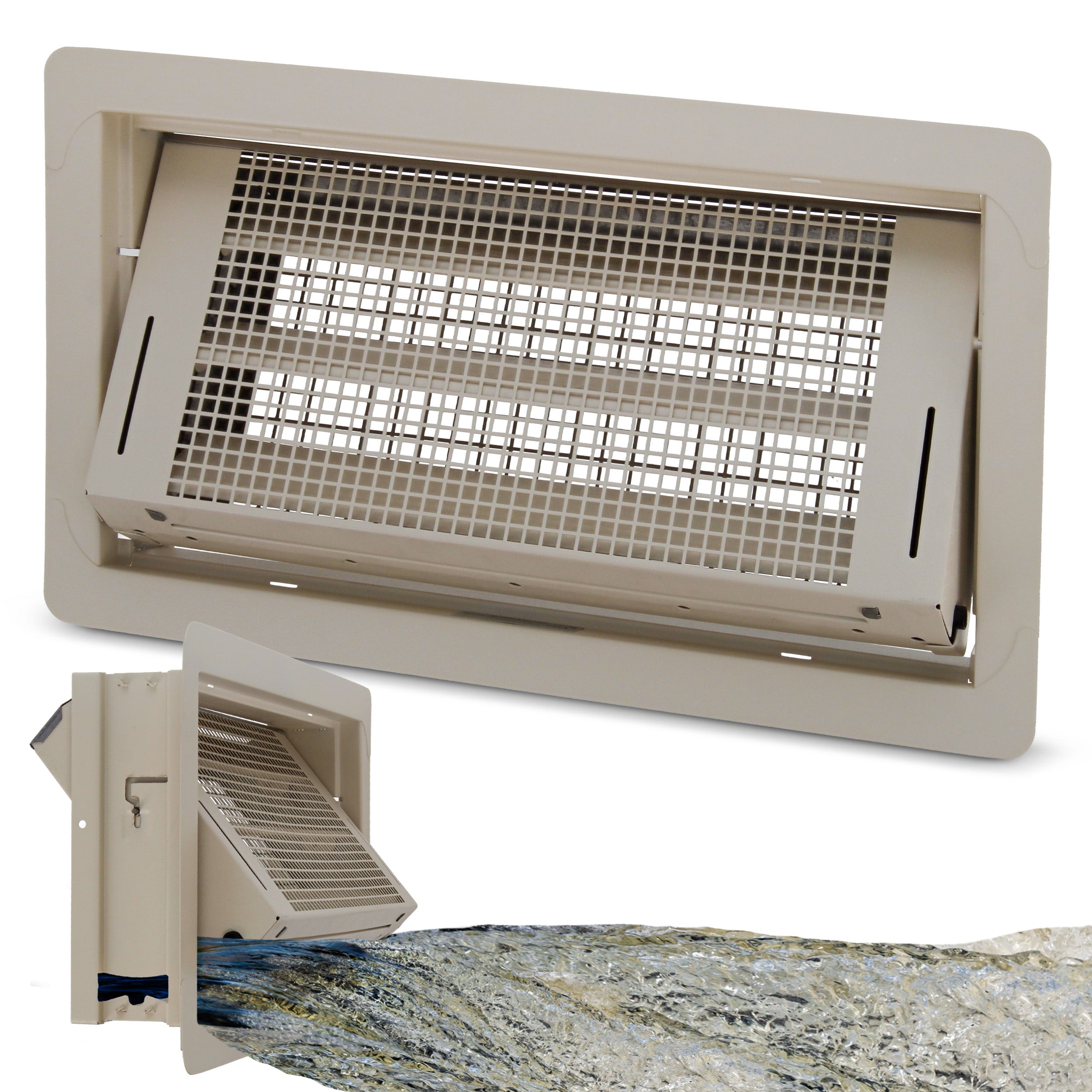 Smart Vent Dual Function, Engineered Foundation Flood Vent Model 1540 ...