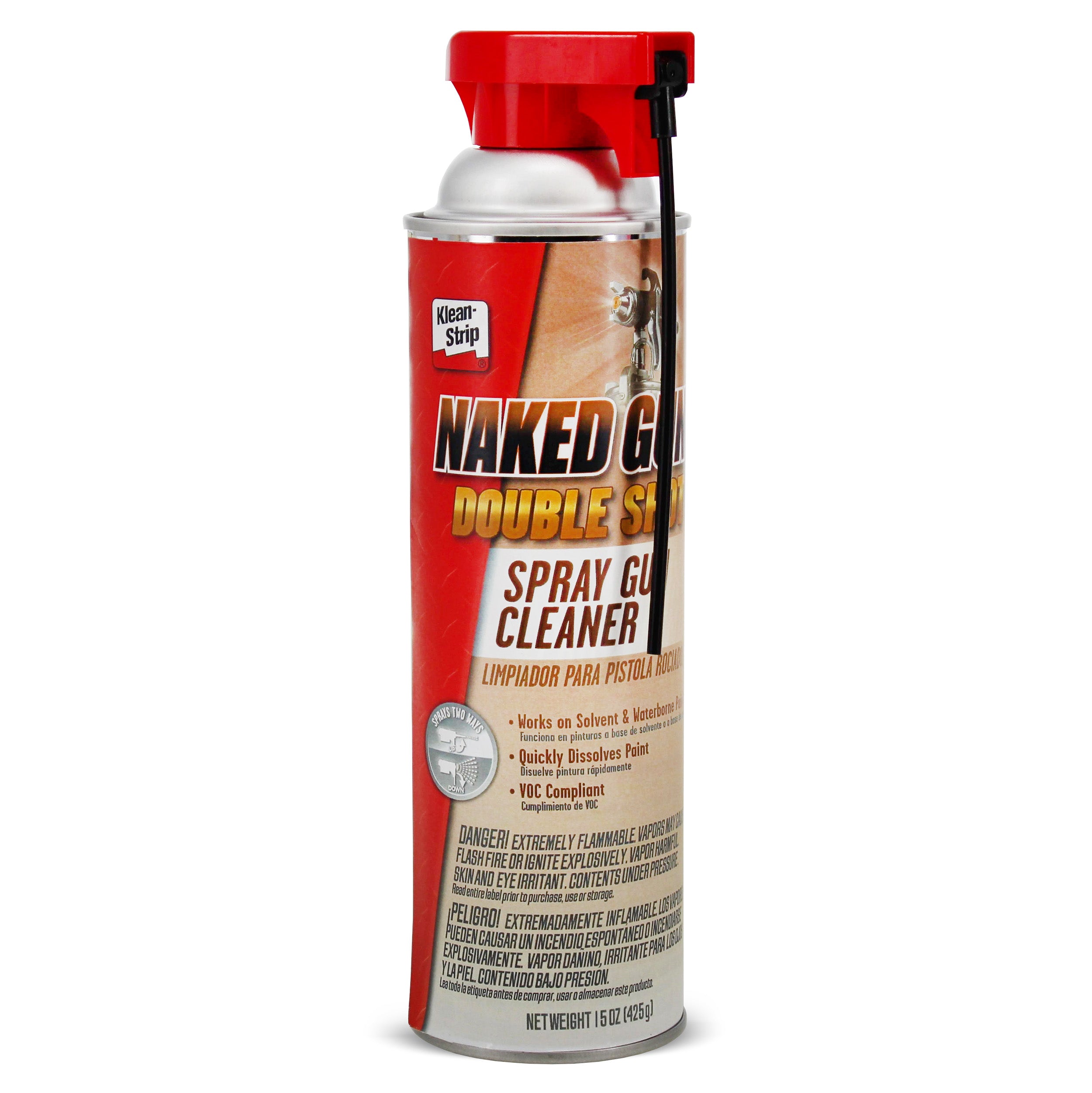 Klean-Strip Naked Gun Spray Gun Cleaner, Solvent & Waterborne Paint Re ...