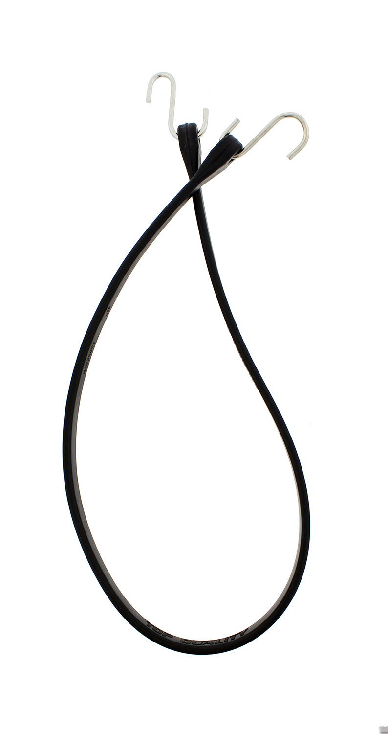 EPDM Rubber Straps with Hooks - Black Rubber Bungee Cords, 10Pk ABN Ti ...