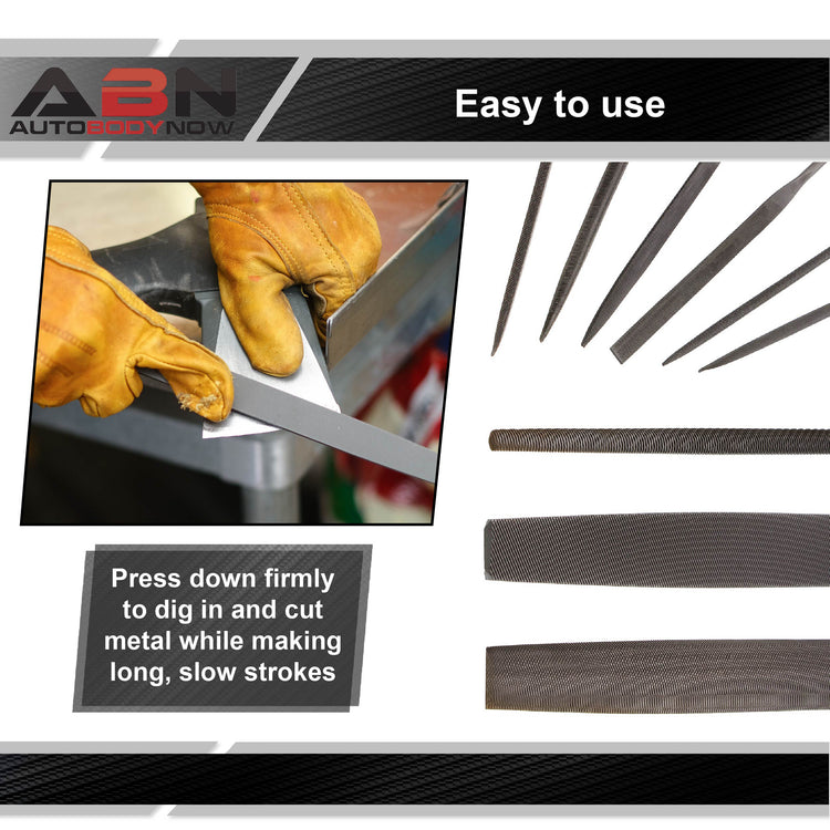 Small File Set for Metal - 9 Piece Hand File Sets for Wood and Metal A ...